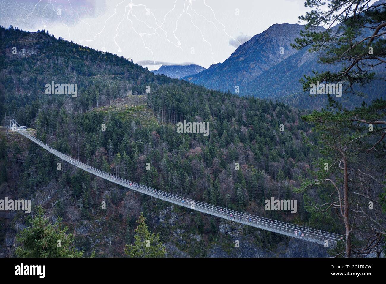 Blue pipe bridge hi-res stock photography and images - Alamy