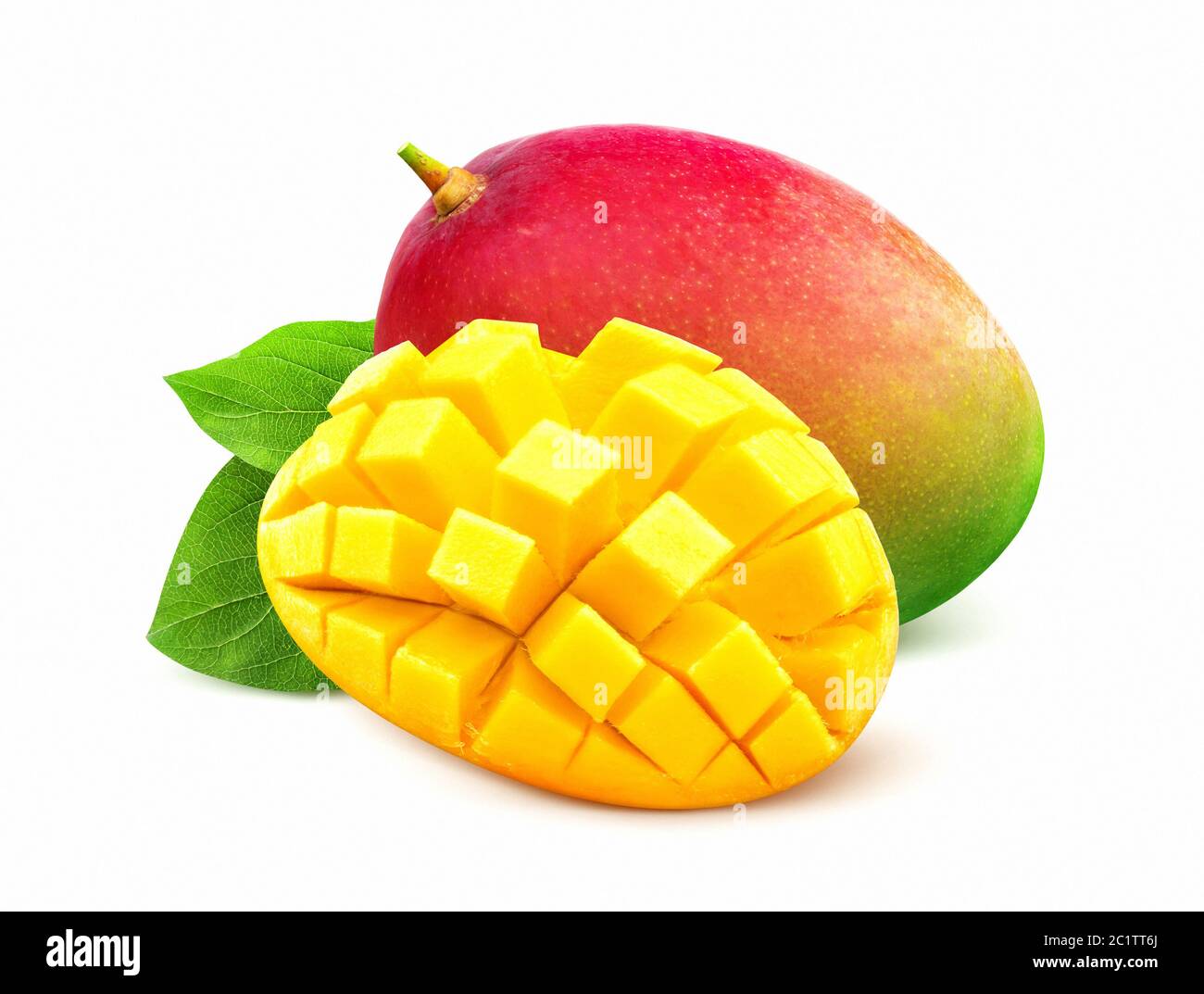 Mango isolated on white background Stock Photo - Alamy