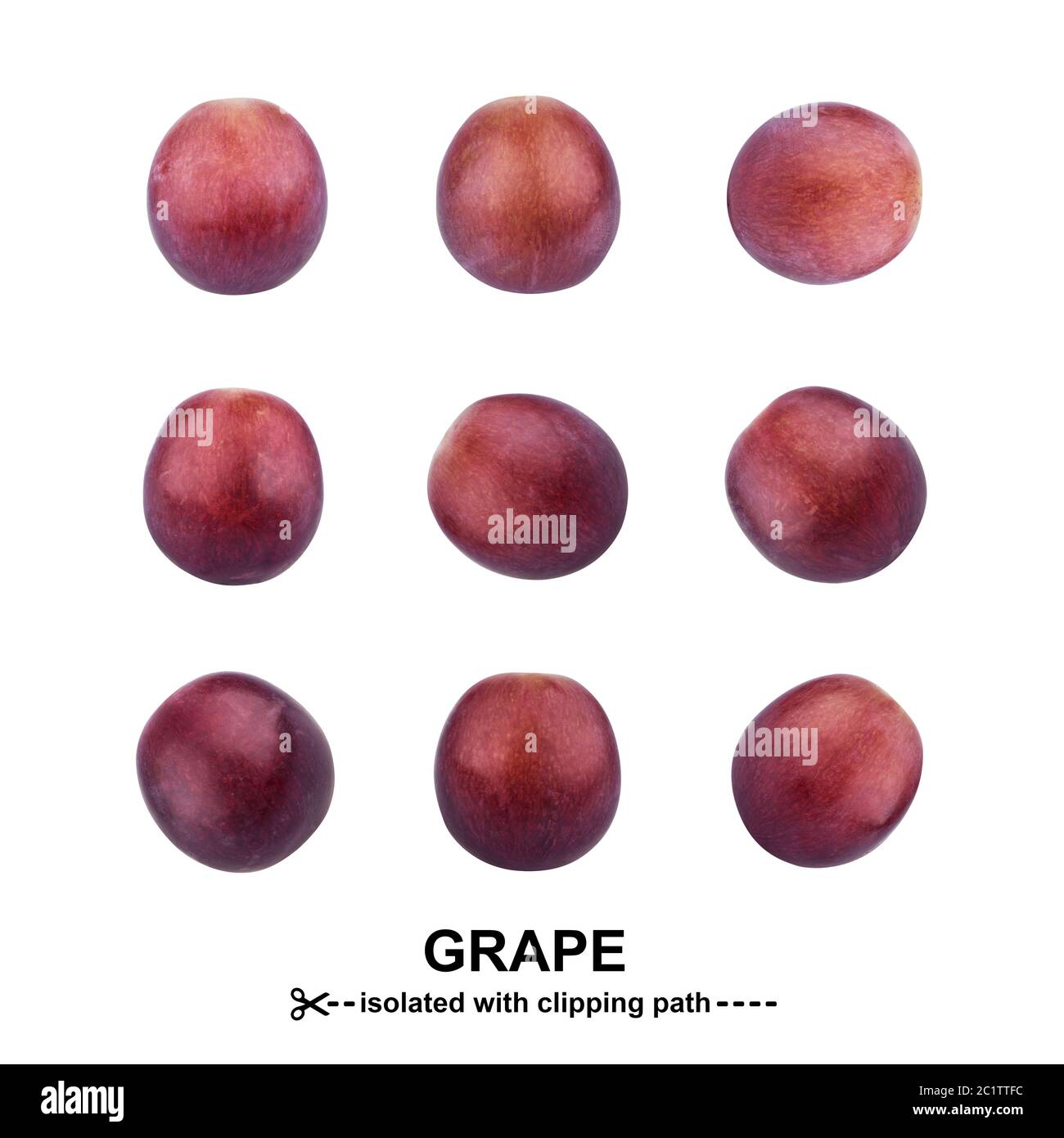 Grape isolated on white background Stock Photo - Alamy