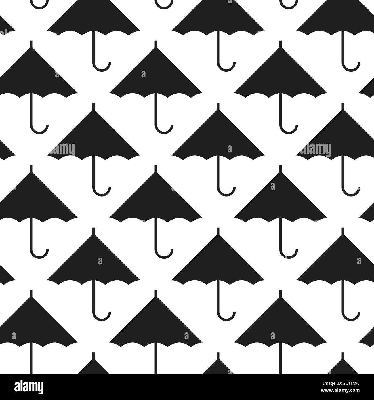 Seamless geometric pattern with umbrellas Stock Vector Image & Art - Alamy
