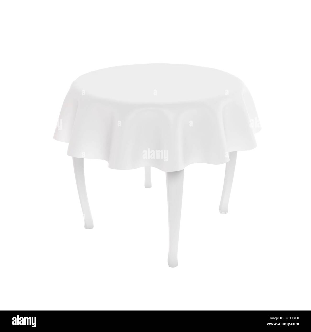 Table round wood isolated desk hi-res stock photography and images - Alamy