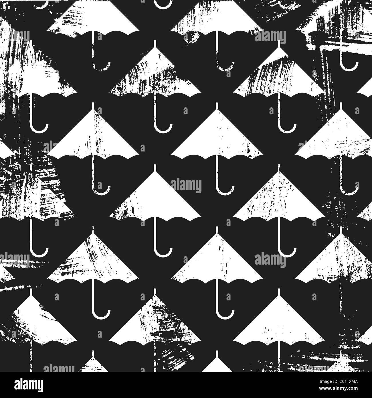 Textured geometric pattern with umbrellas Stock Vector Image & Art - Alamy