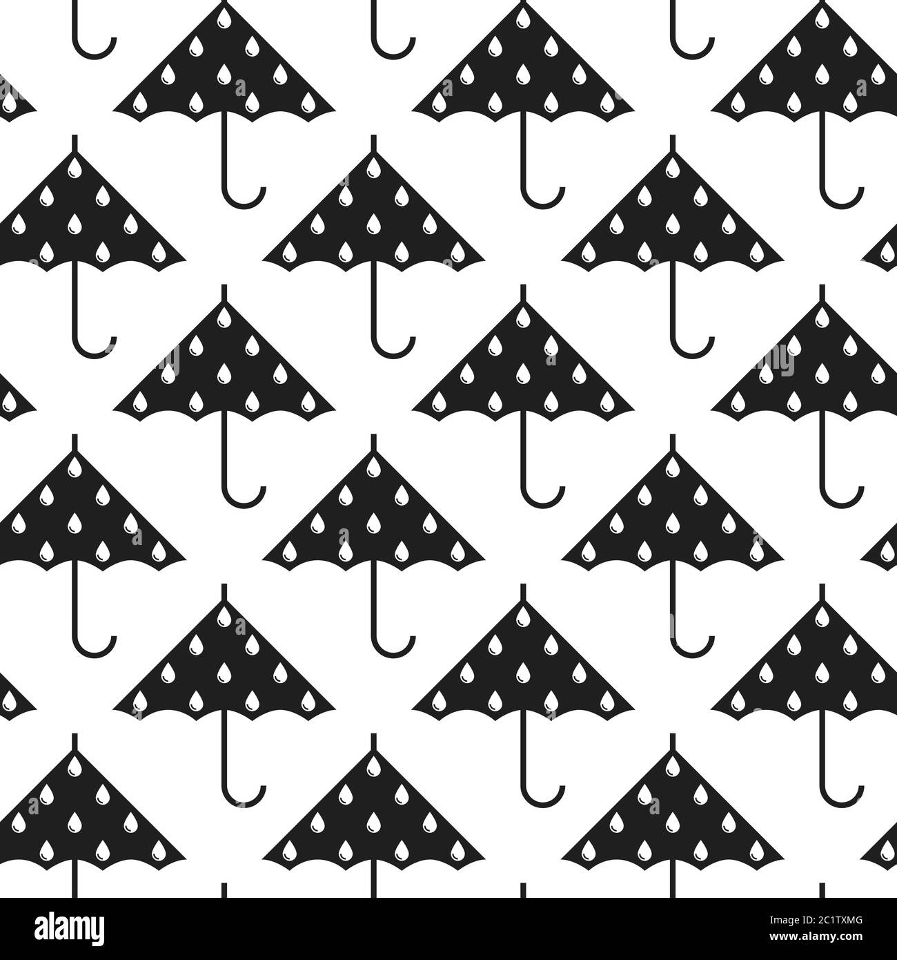 Seamless geometric pattern with umbrellas Stock Vector Image & Art - Alamy