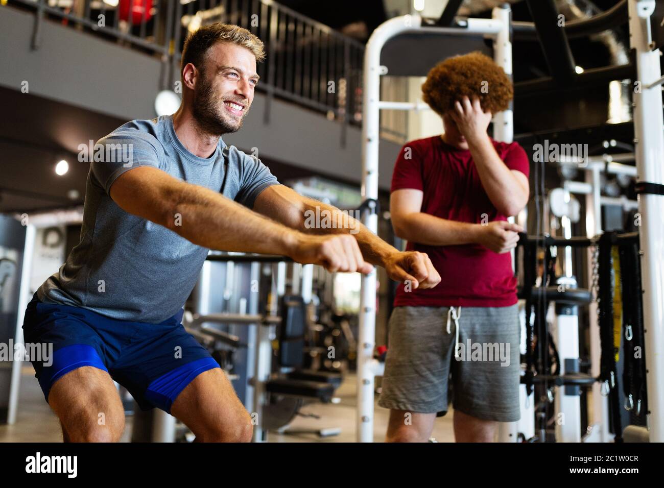 Overweight man, muscle man hi-res stock photography and images - Alamy