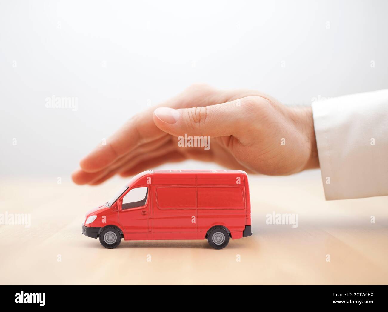 Van red transport hi-res stock photography and images - Alamy