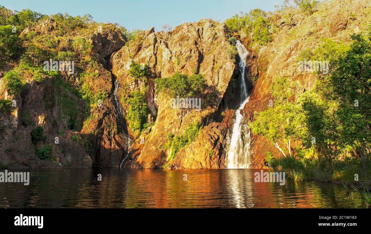 Waterfall in the litchfield national park hi-res stock photography and ...