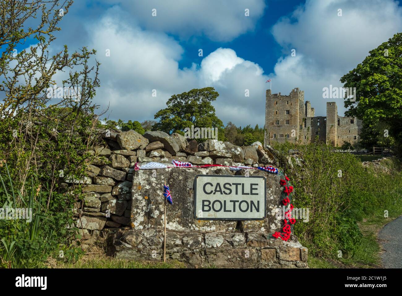 Bolton Castle is a 14th Century medieval castle located in the village ...