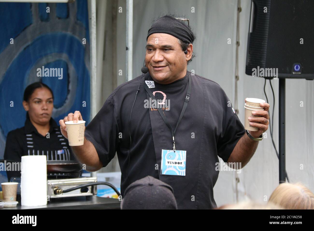 Pictured: Cooking demonstration with chef Mark Olive, aka ‘The Black ...