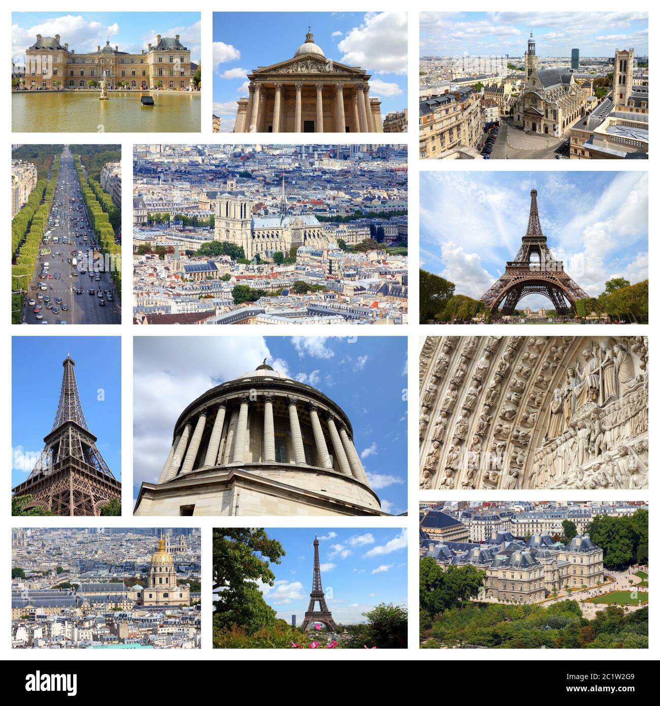 Collage photo paris Cut Out Stock Images & Pictures - Alamy