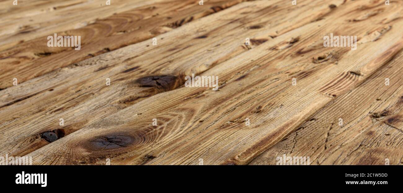 Texture of old natural wooden boards. Background of a wooden surface ...