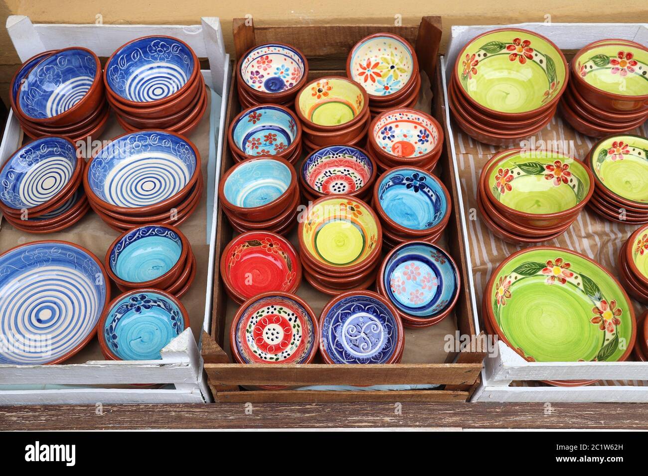 Traditional Portuguese pottery - typical handicraft souvenir shop in ...