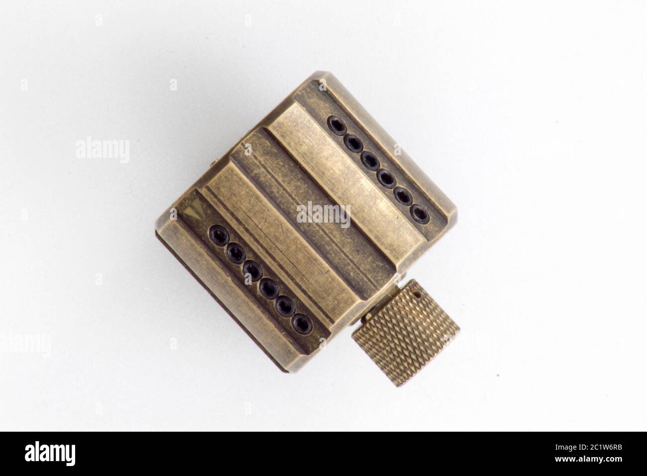 Revolver lock 4 in 1 side view Stock Photo - Alamy