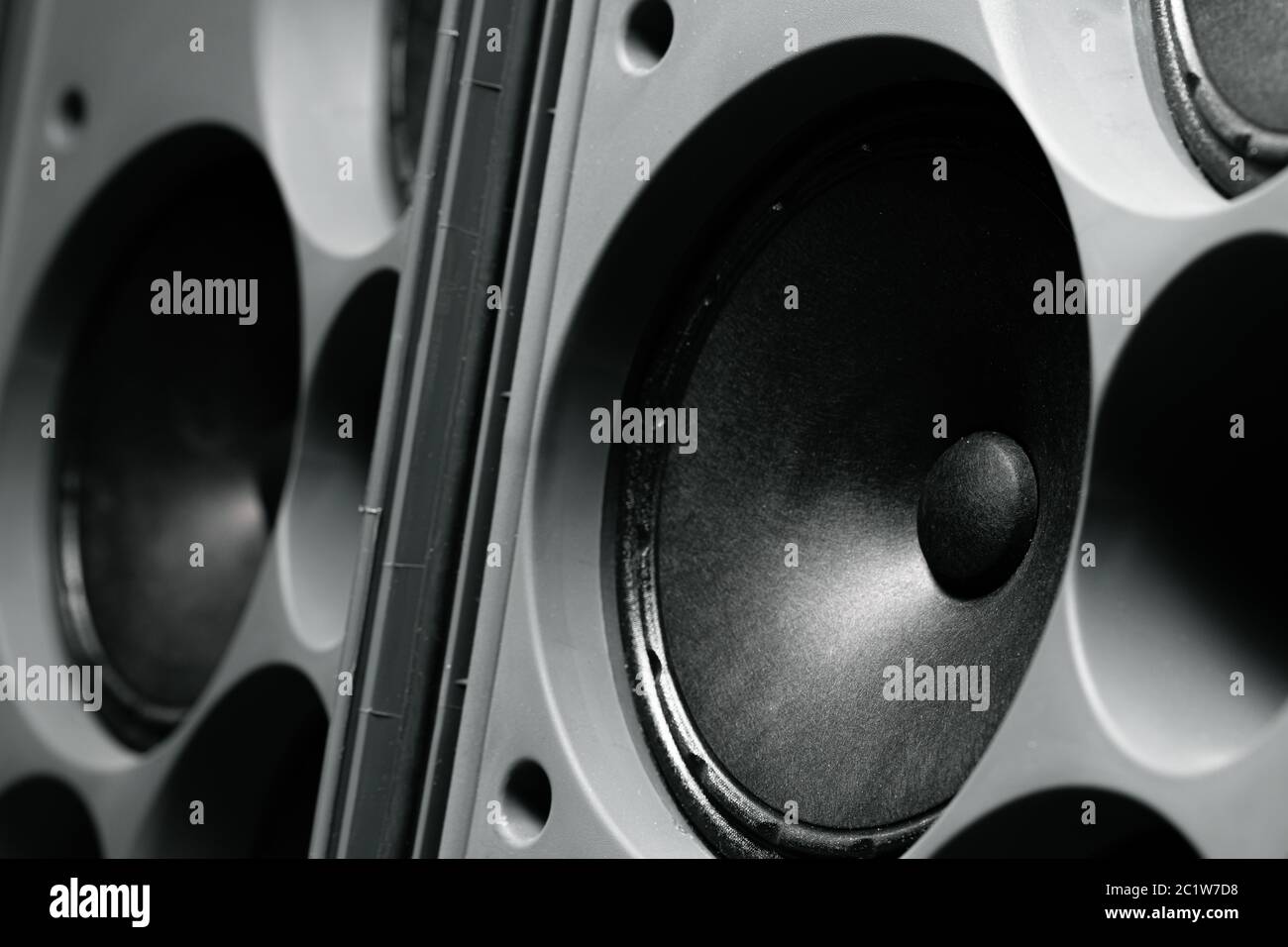 Sound column black speaker close hi-res stock photography and images ...