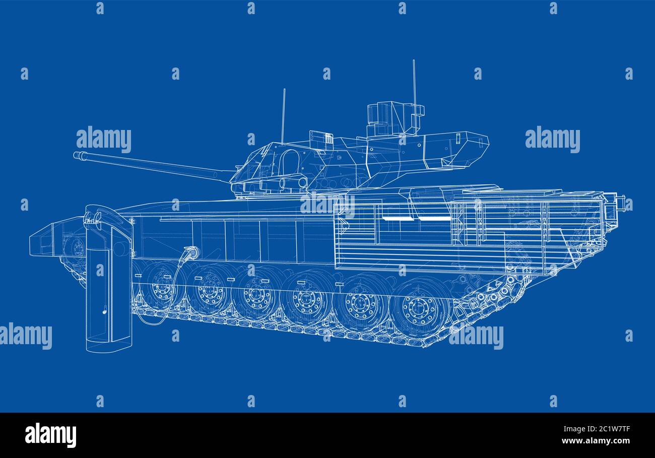 Electric Tank Charging Station Sketch. Vector Stock Vector Image & Art ...