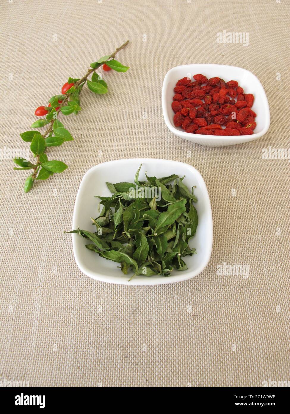 Goji leaves hi-res stock photography and images - Alamy