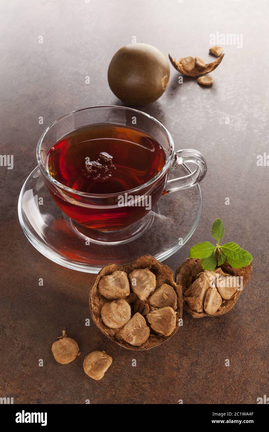 Luo Han Guo aka Monk fruit tea Stock Photo - Alamy