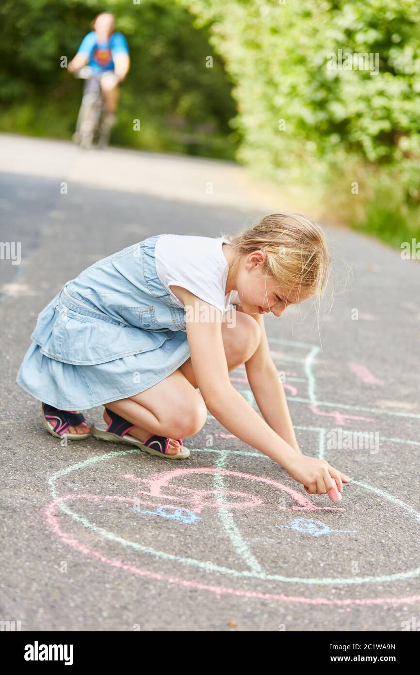 Child hopping hi-res stock photography and images - Alamy