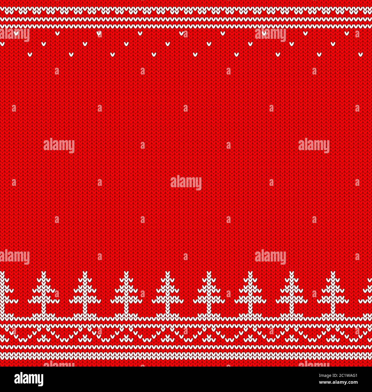 Red and white knitted jumper Stock Vector Image & Art - Alamy