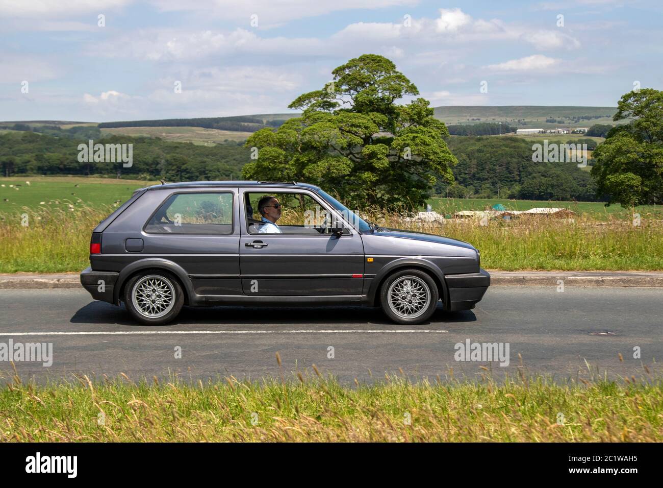 Vintage VW Volkswagen Golf GTI; Sunday outing of classic cars ...