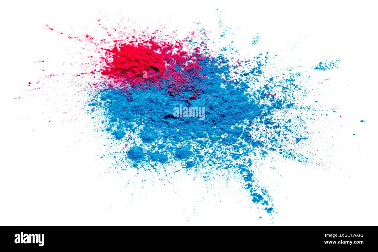 Abstract colorful Happy Holi background. Color vibrant powder isolated ...