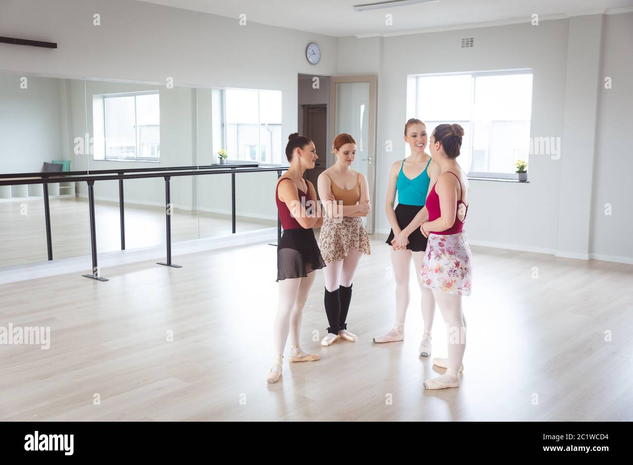 Happy people rehearsing ballet hi-res stock photography and images - Alamy