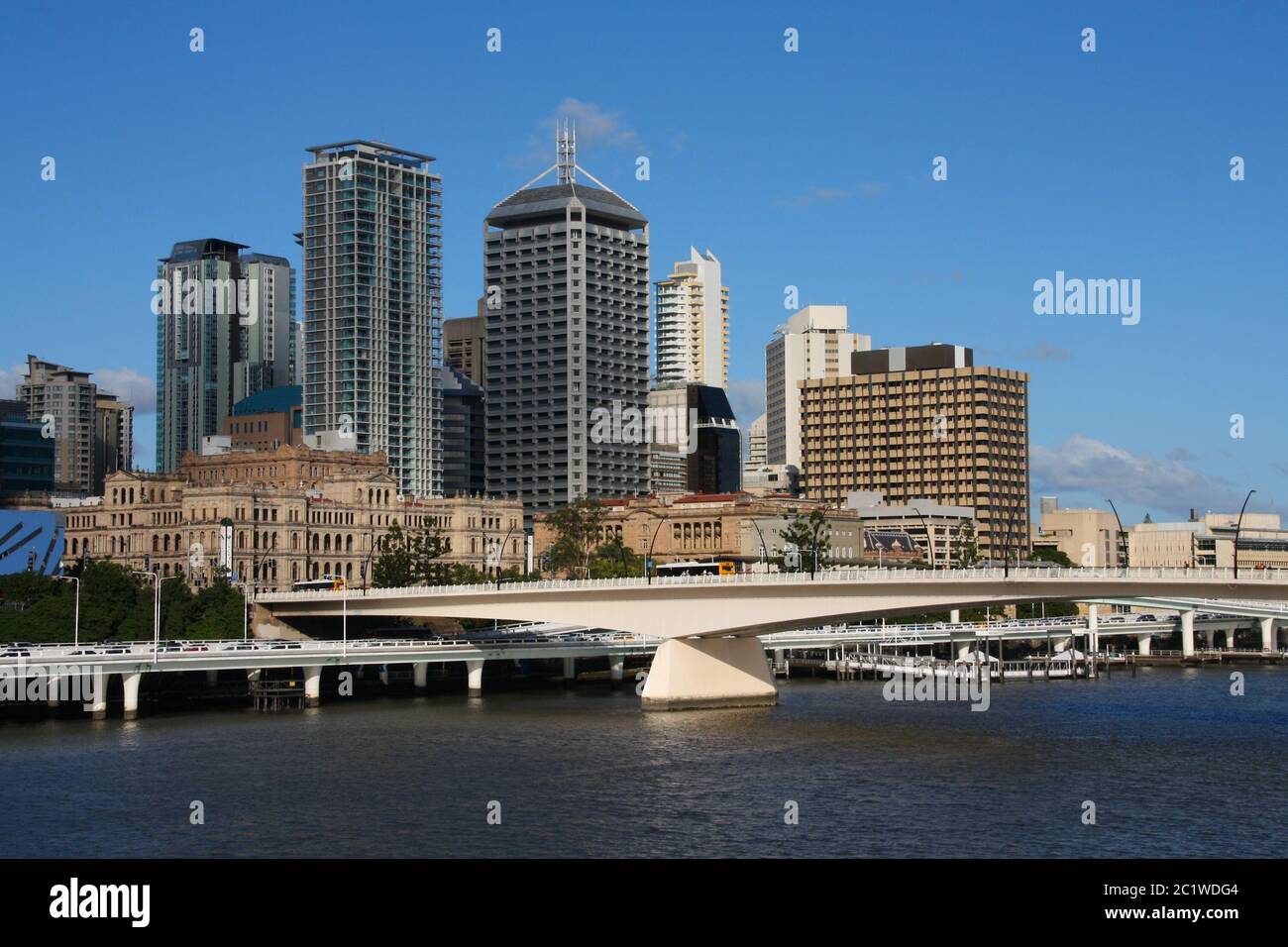 Skyline of Brisbane city, Australia. Brisbane cityscape Stock Photo - Alamy