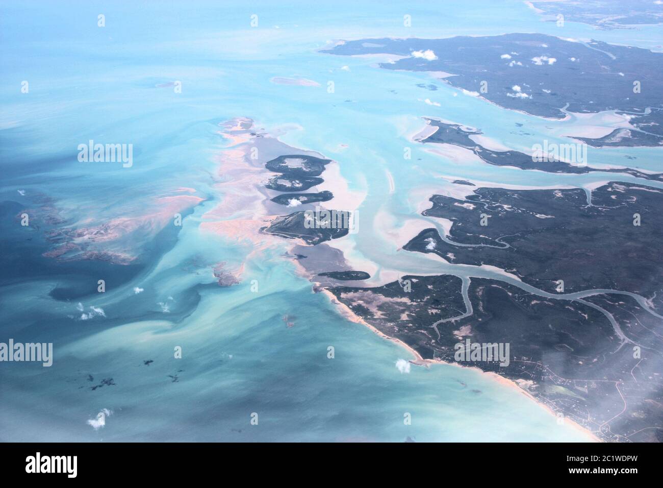 Australia Northern Territory landscape aerial view. Dundee Beach area ...