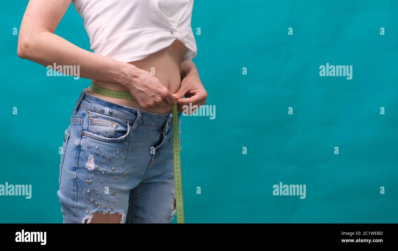 Perfectly slender slender young body of a girl. An example of sports ...