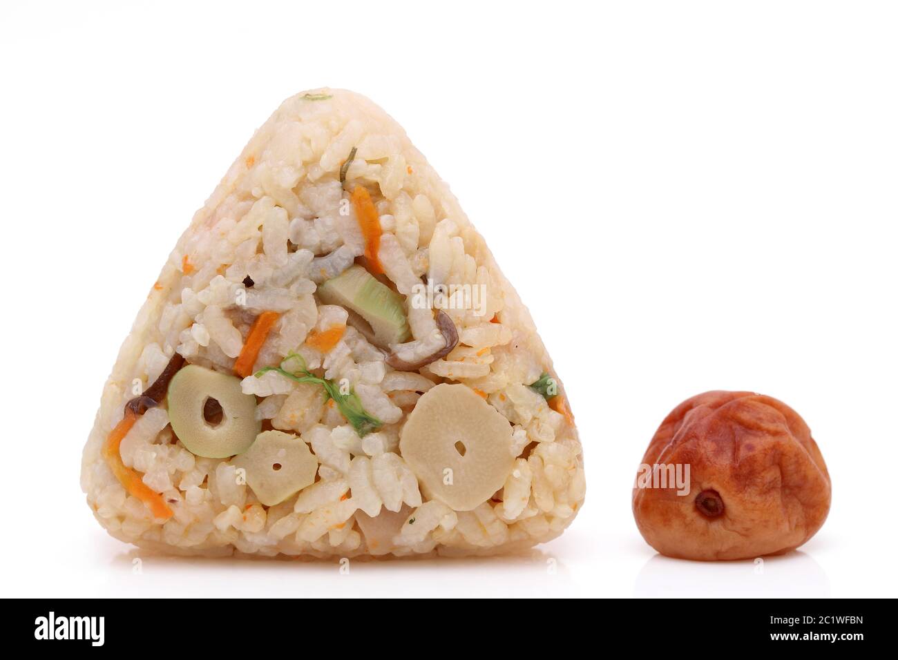 Onigiri, Japanese food, Japanese rice ball, rice triangle with ...