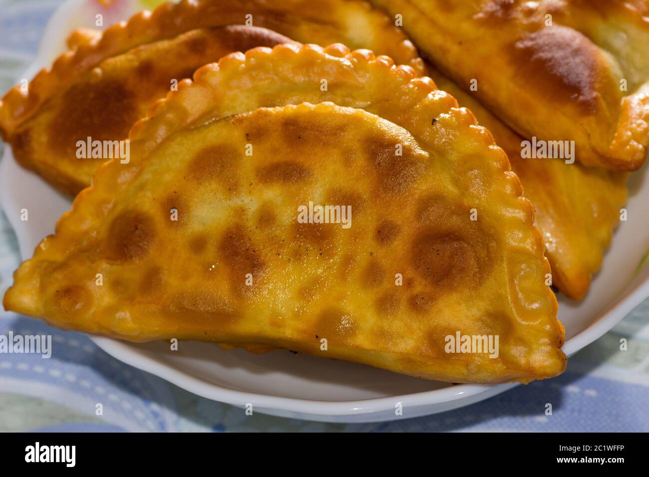 Homemade cheburek hi-res stock photography and images - Alamy