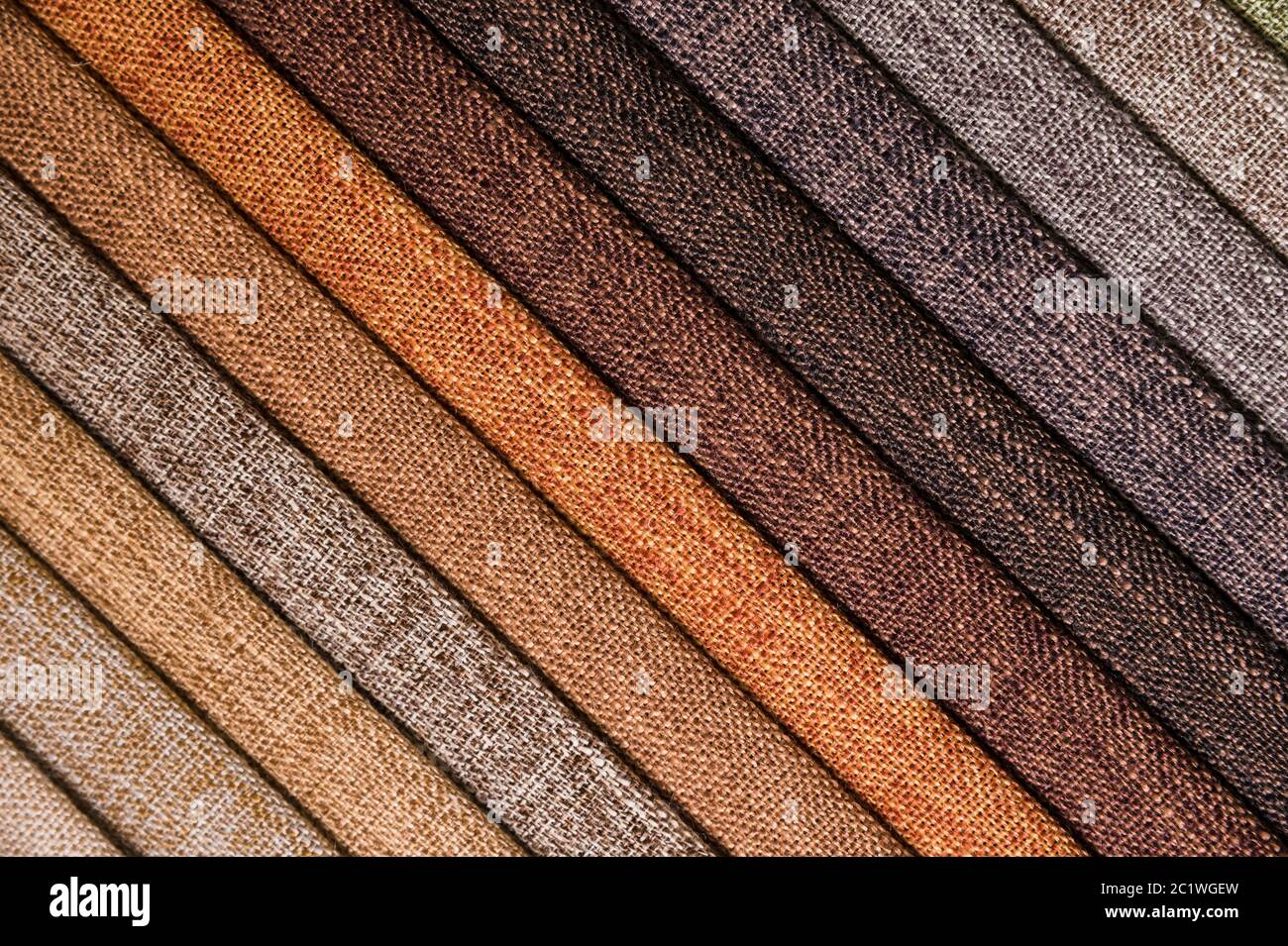 Abstract diagonal textile background multicolored stripes from factory ...