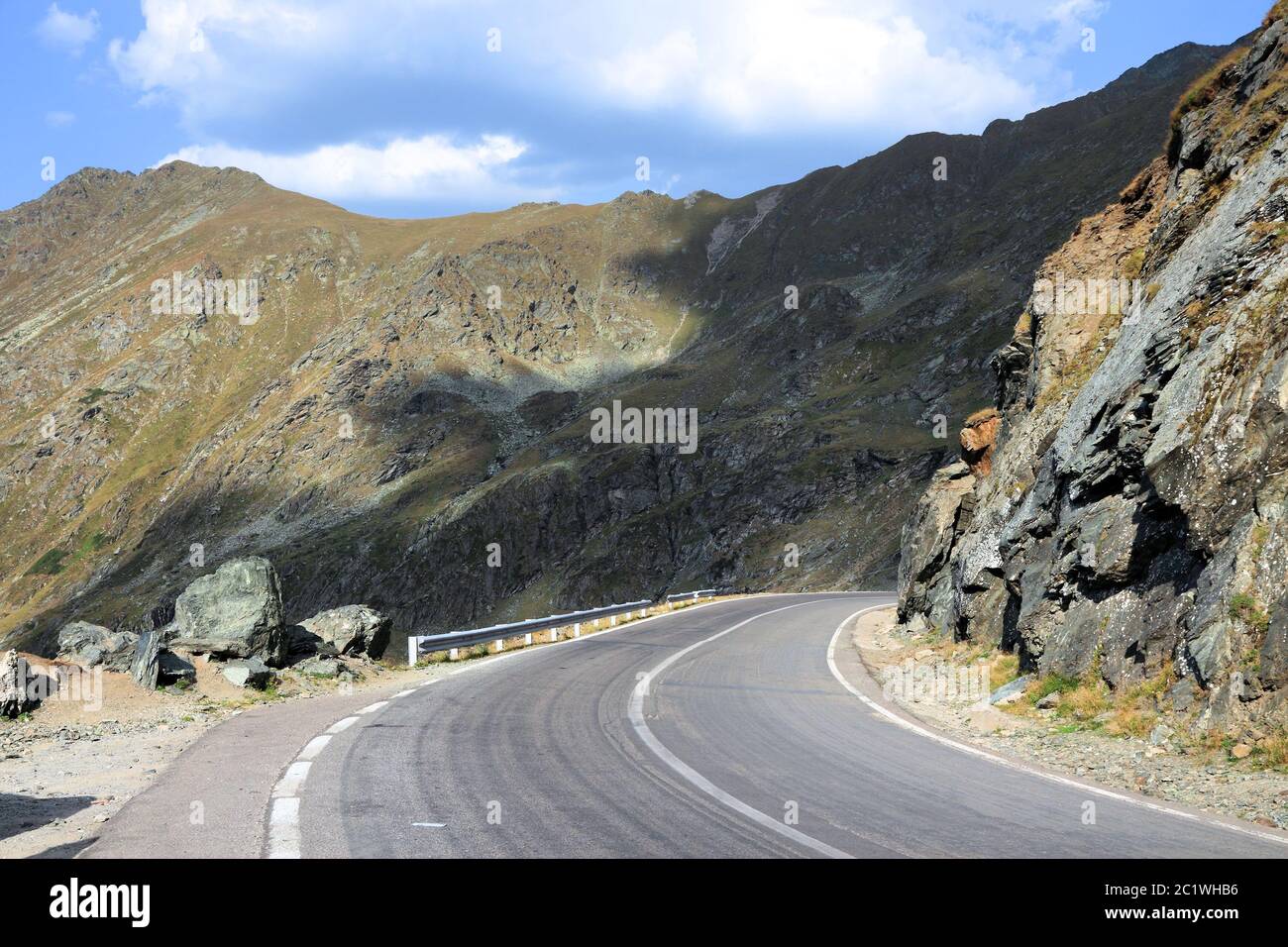 Transfagarasan Highway - mountain road in Fagaras Mountains, Romania ...