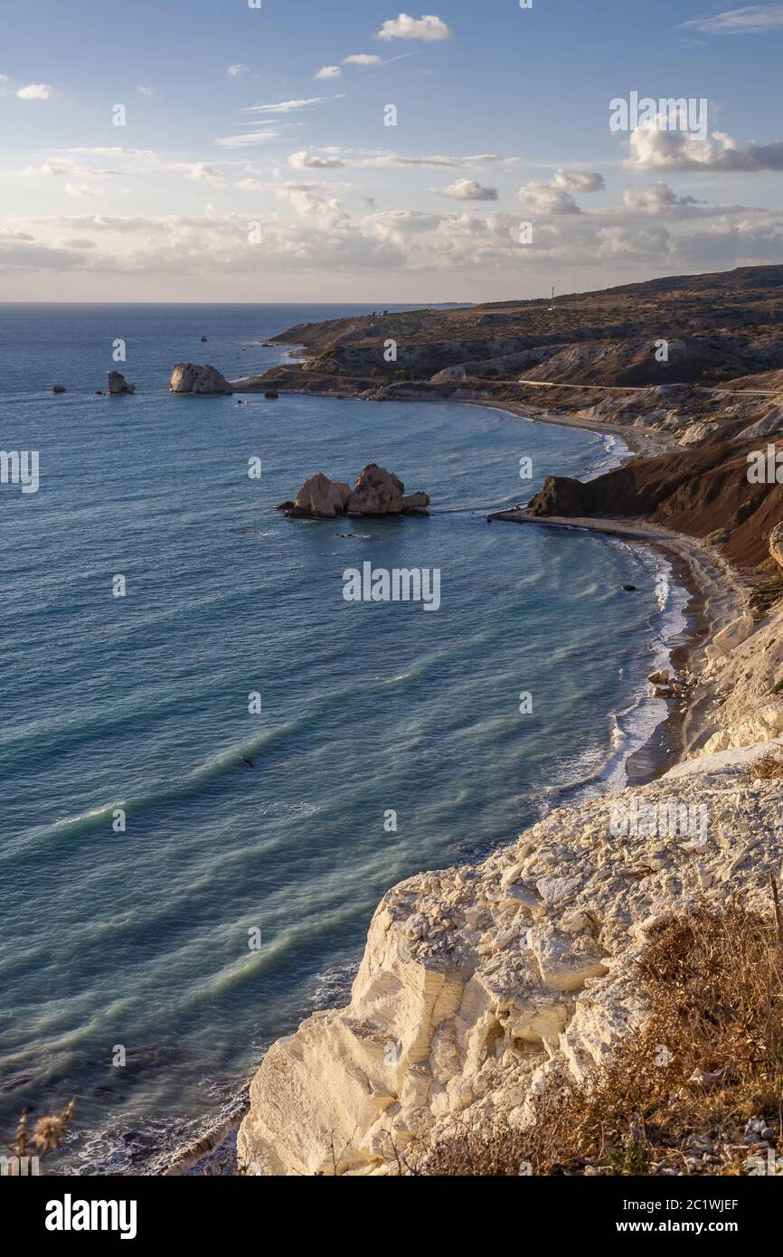 Coastal landscape in Southern Cyprus Stock Photo - Alamy