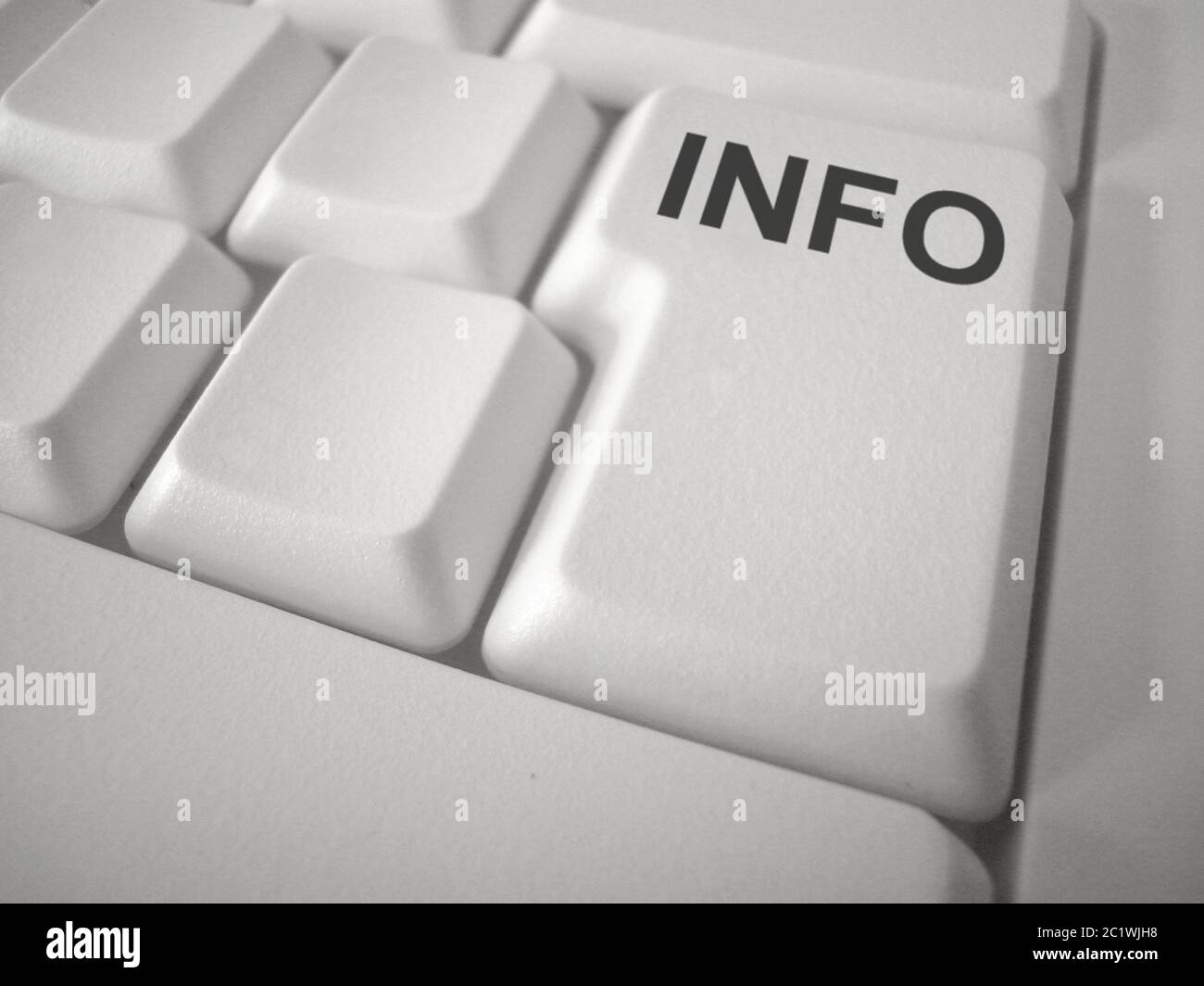 Keybord Button Info Stock Photo - Alamy