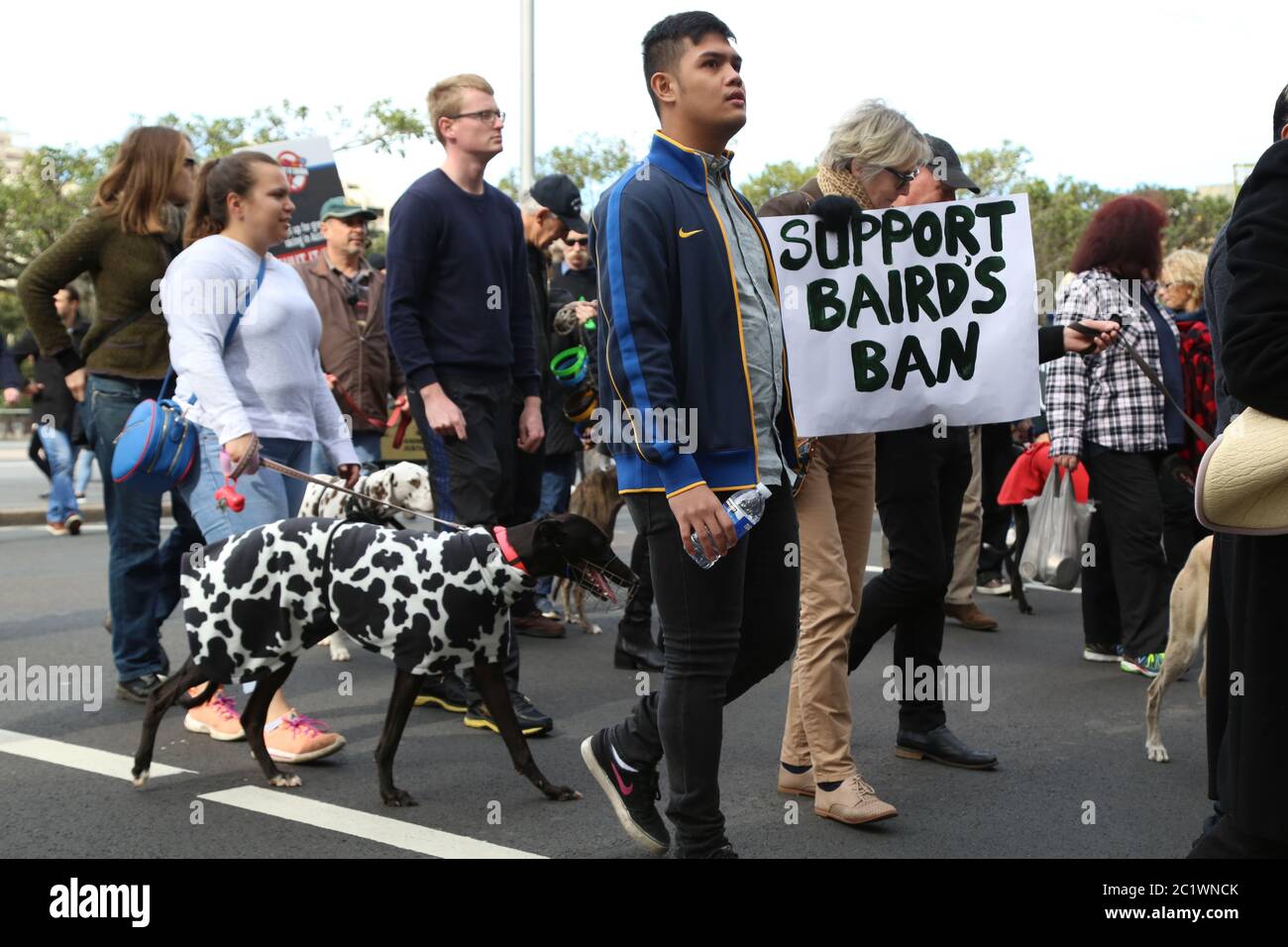 March for the murdered million in support of greyhounds Stock Photo - Alamy