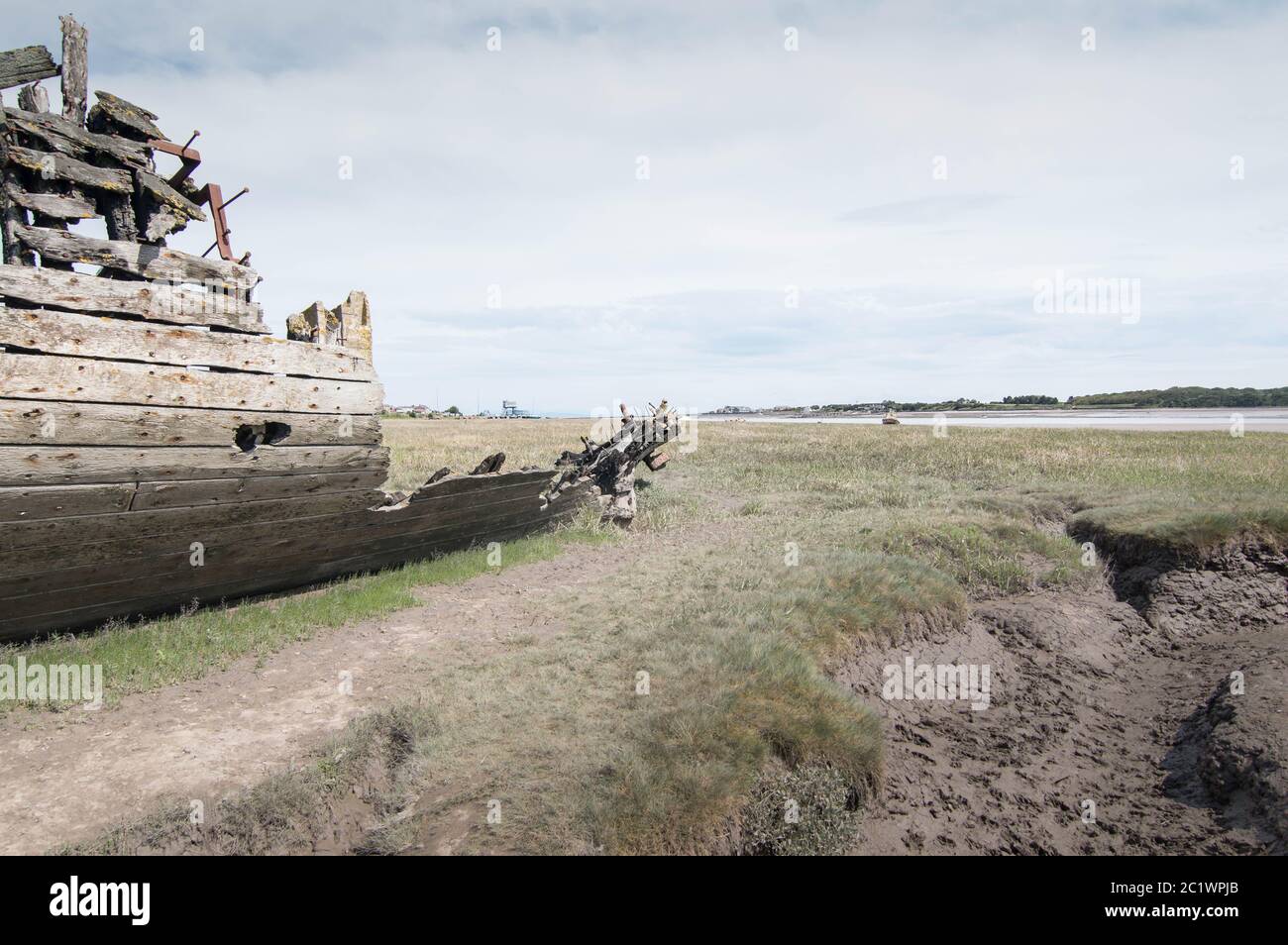 Large wooden Shipwreck Stock Photo - Alamy