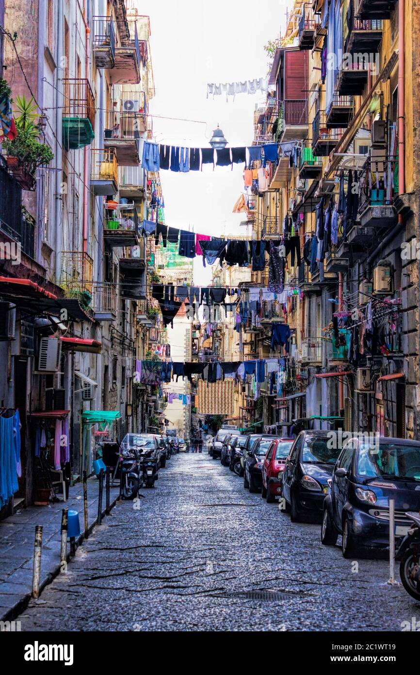Naples Old Town Stock Photo - Alamy