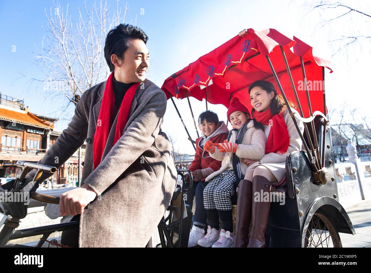 Girls Riding Rickshaw High Resolution Stock Photography and Images - Alamy