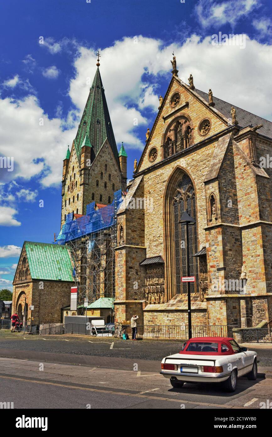 Cathedral of Paderborn Stock Photo - Alamy