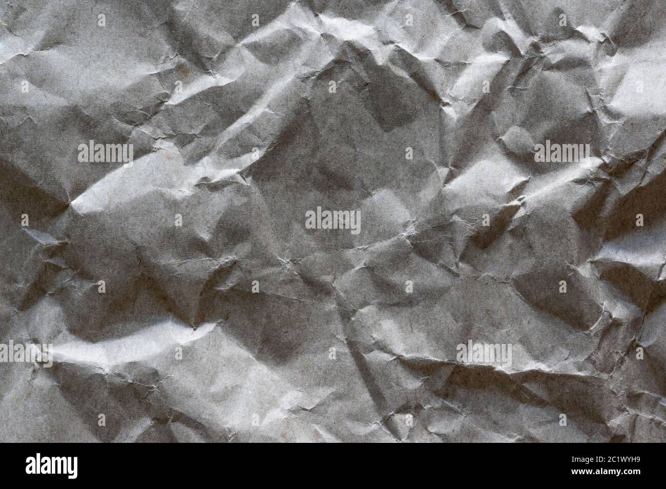 Gray, blank, creased paper texture Stock Photo - Alamy