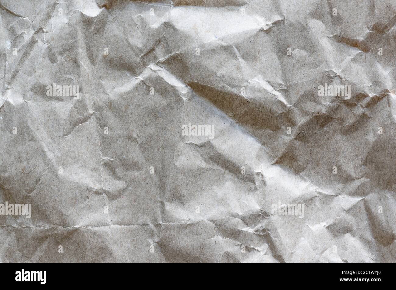 Gray, blank, creased paper texture Stock Photo - Alamy