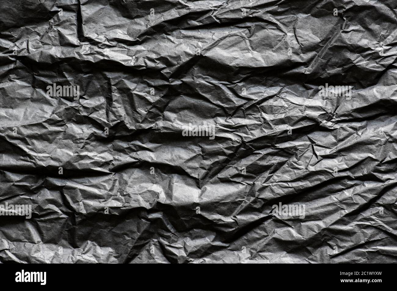 Black, creased, blank paper texture Stock Photo - Alamy