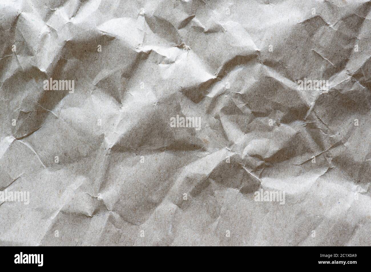Gray, blank, creased paper texture Stock Photo - Alamy