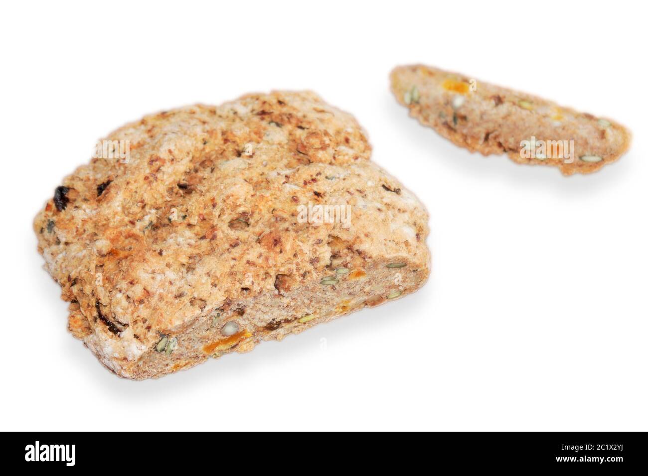 Fruit bread sliced open Stock Photo - Alamy