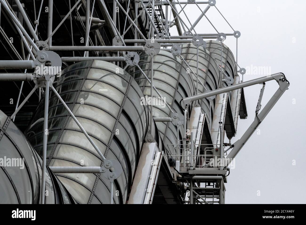 France Paris 12 - 2019: Pompidou Centre, a complex building in the ...
