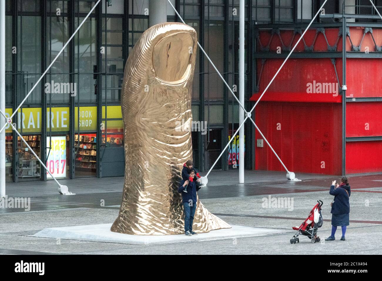 France Paris 12 - 2019: Pompidou Centre, a complex building in the ...