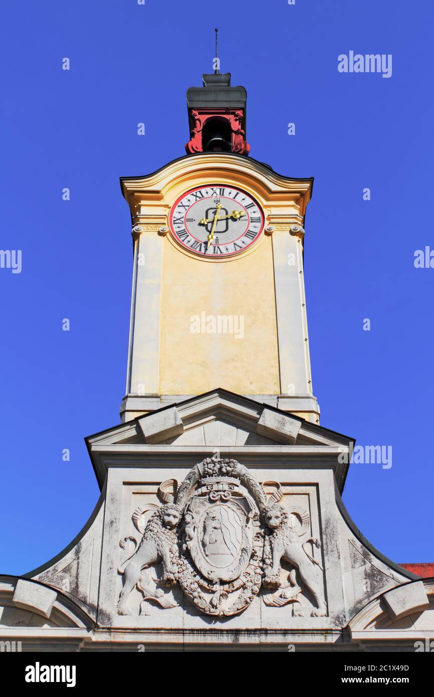 Baroque clock hi-res stock photography and images - Alamy