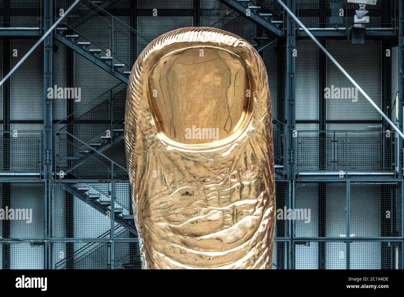 France Paris 12 - 2019: Pompidou Centre, a complex building in the ...