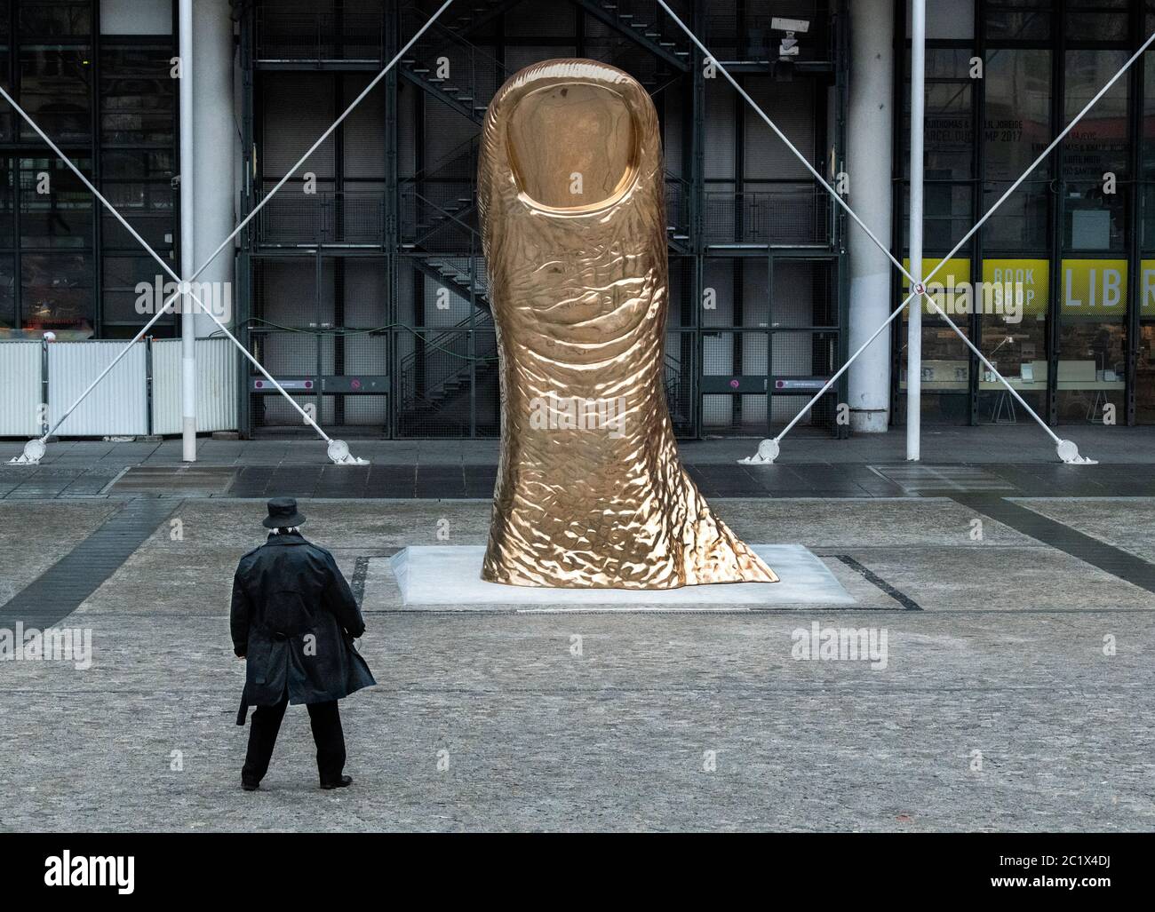 France Paris 12 - 2019: Pompidou Centre, a complex building in the ...