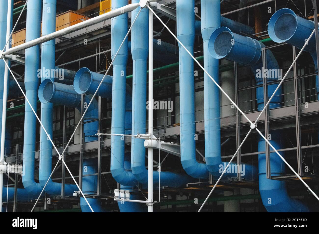 France Paris 12 - 2019: Pompidou Centre, a complex building in the ...